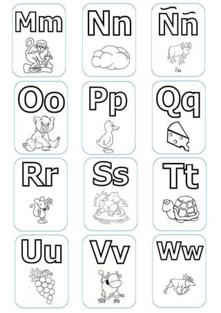 Abecedario memorama | DOCX