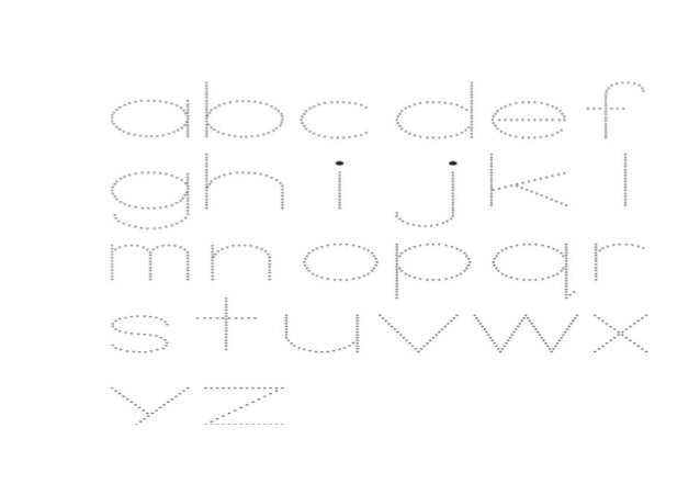 Alfabeto punteado gratis - Imagui