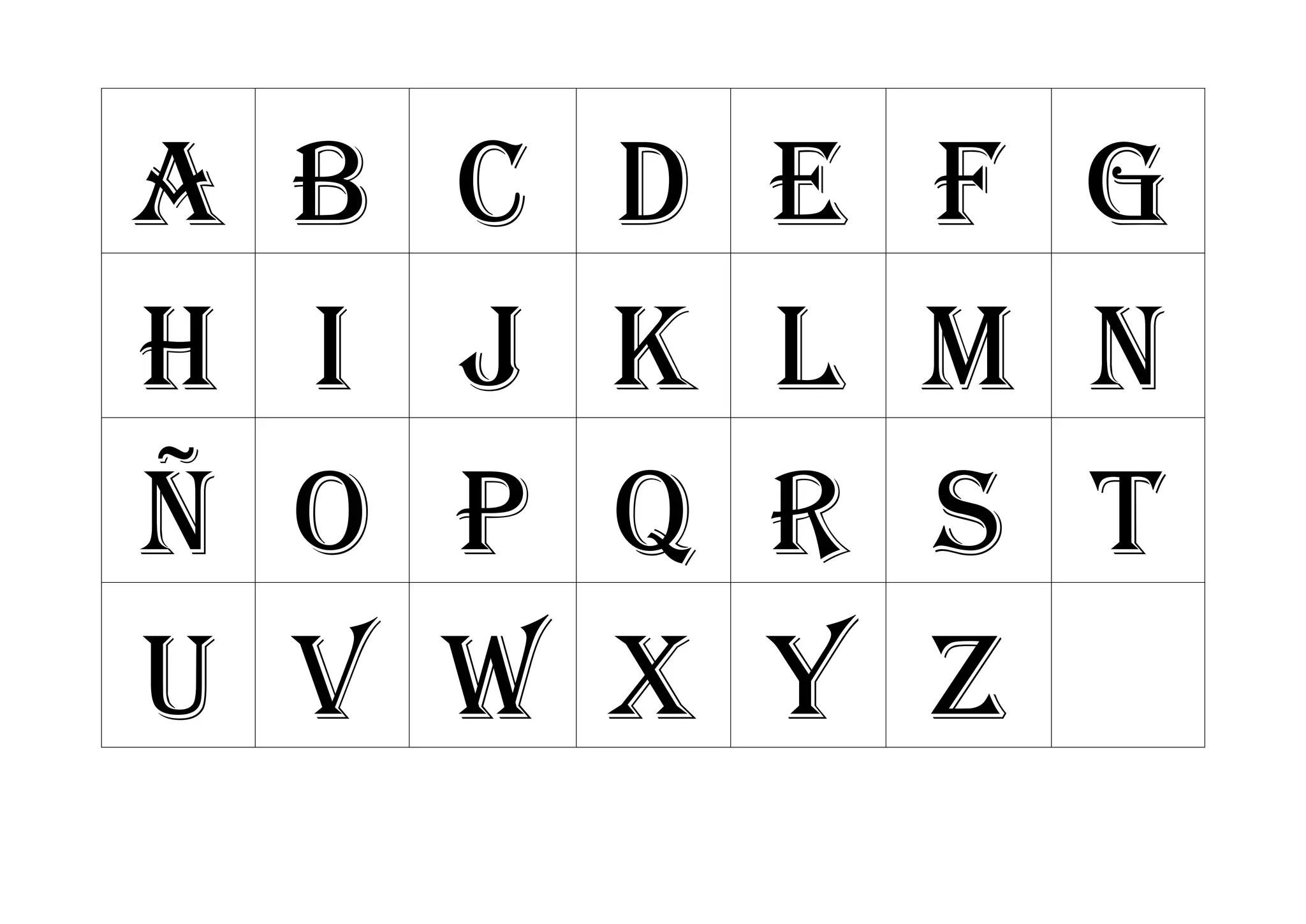 Abecedarios varias letras | PPT