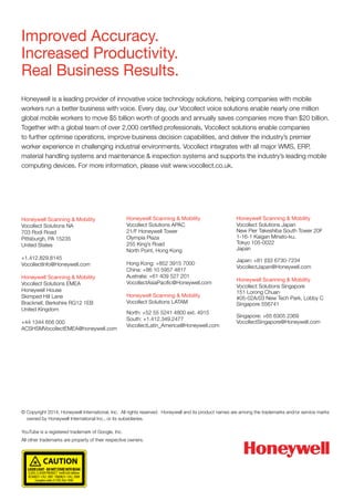 HSM - Vocollect Solution Workflow Brochure UK_A4_v2 | PDF