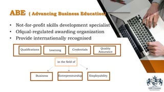 ABE(Endorsed).pptx | Business Administration | Business