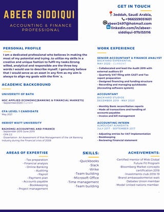Abeer siddiqui cv 2020 | PDF