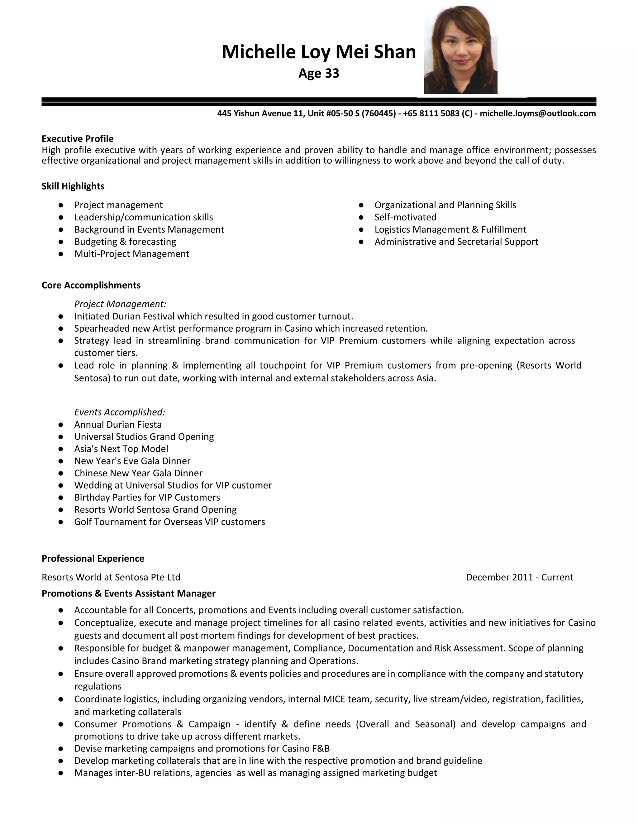 CV_Michelle Loy | PDF