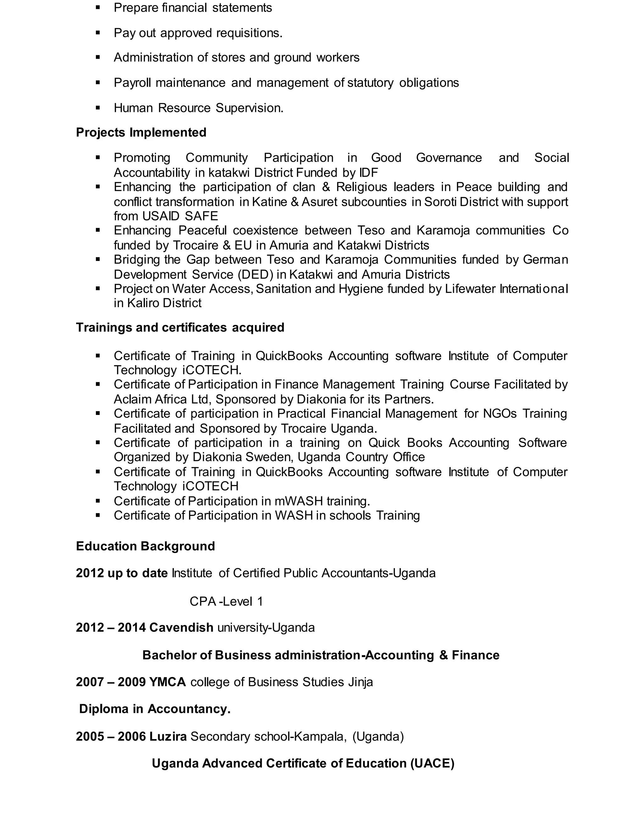 Abelo Irene CV | DOCX