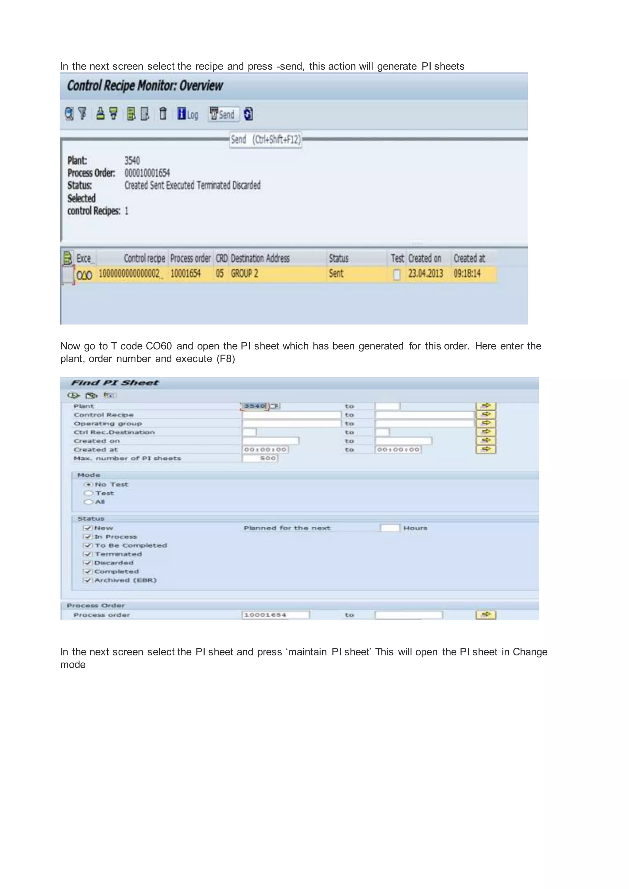 A Guide for pi sheet | DOCX
