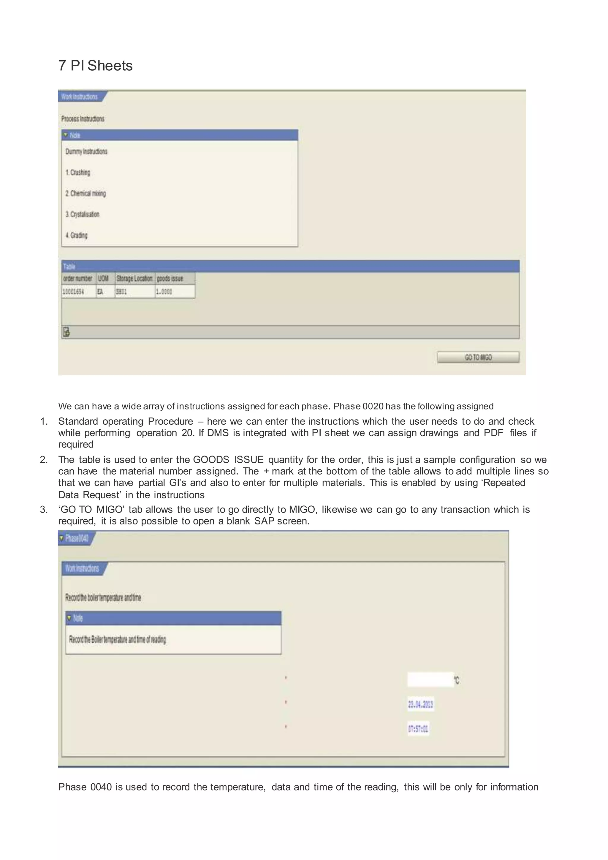 A Guide for pi sheet | DOCX