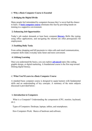 IntroductionToComputerSoftwareAnInternet | PDF