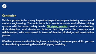 A Beginner's Guide to 3D Piping Modeling | PDF