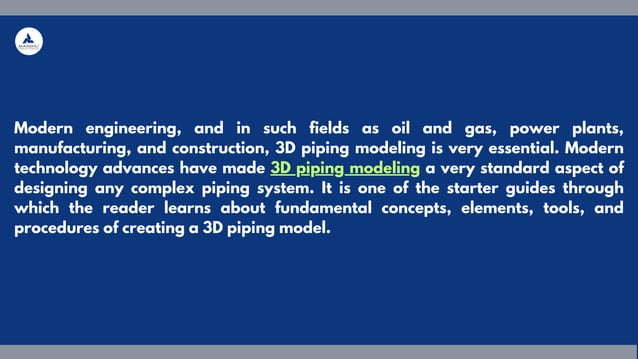 A Beginner's Guide to 3D Piping Modeling | PDF