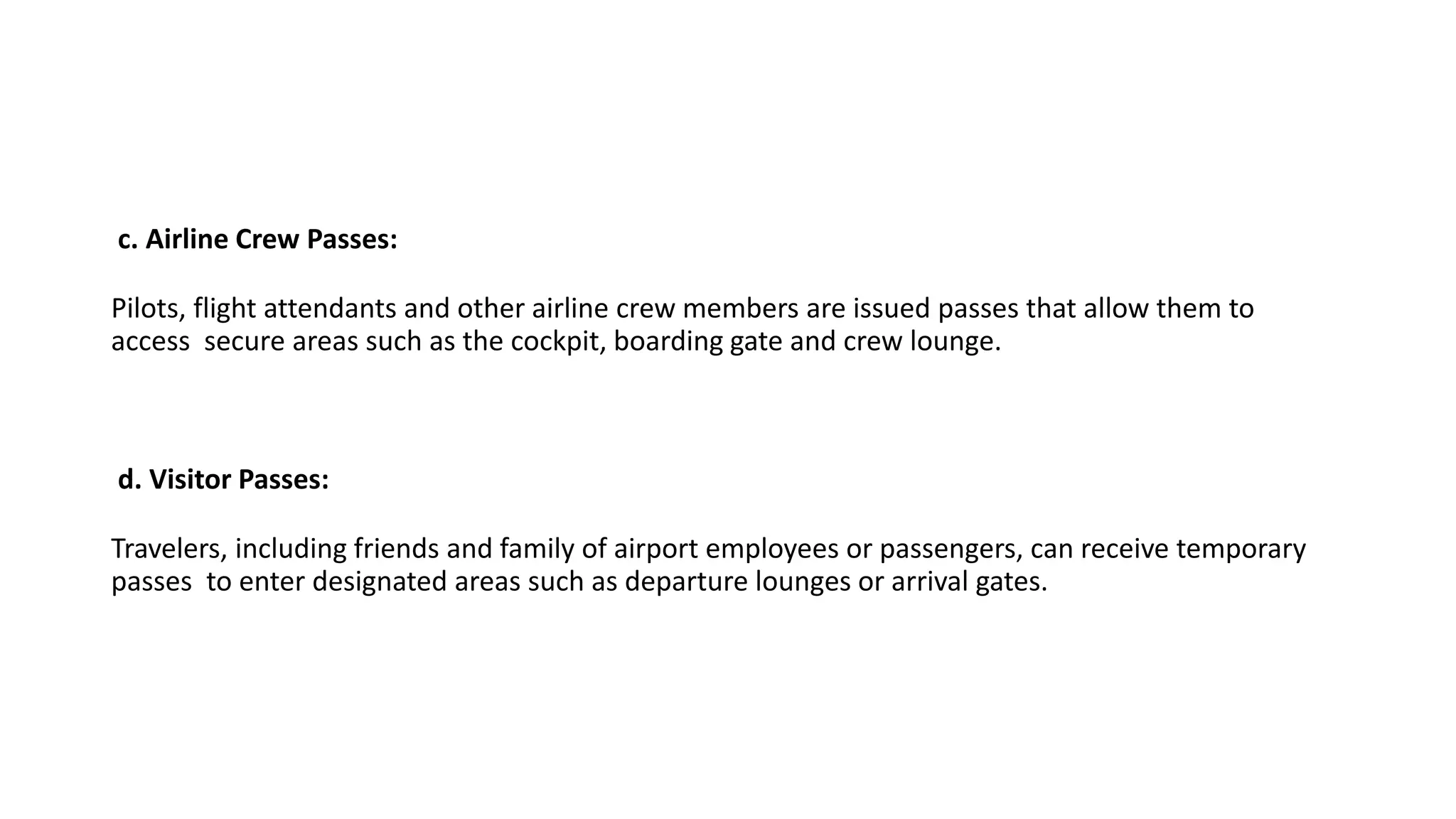 A Beginners Guide to Airport Entry Passes | PPTX