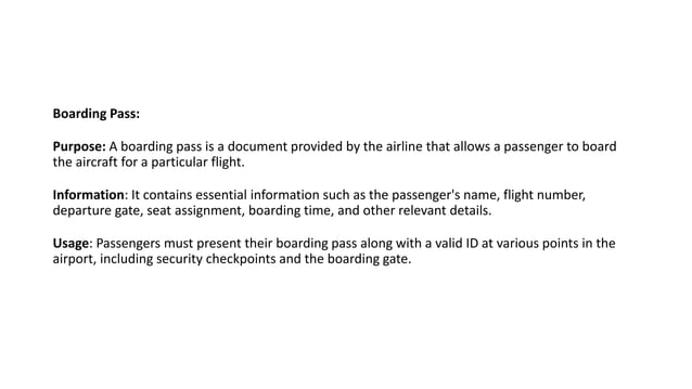 A Beginners Guide to Airport Entry Passes | PPTX