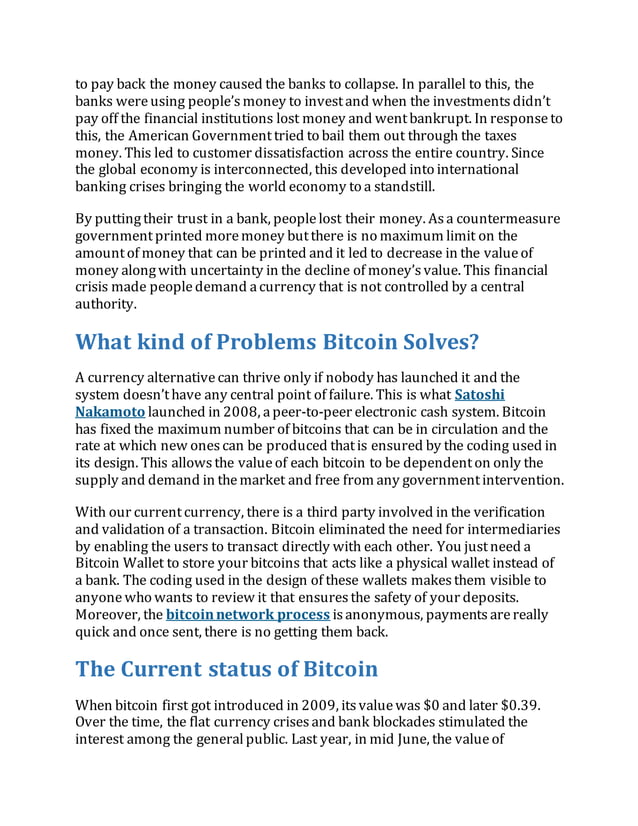A beginners guide to bitcoin | PDF