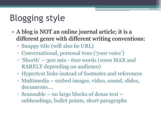 Abeginnersguidetoblogging | PPT