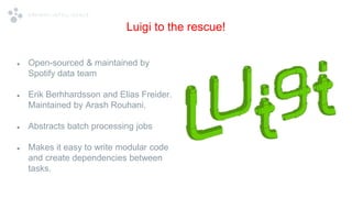 A Beginner's Guide to Building Data Pipelines with Luigi | PPT