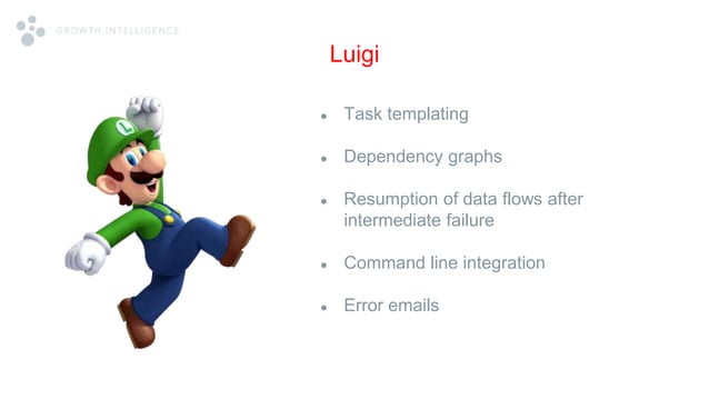 A Beginner's Guide to Building Data Pipelines with Luigi | PPT