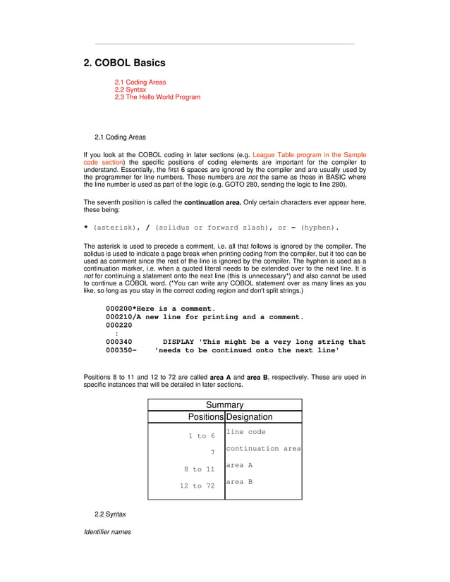 A beginner's guide to cobol programming | PDF