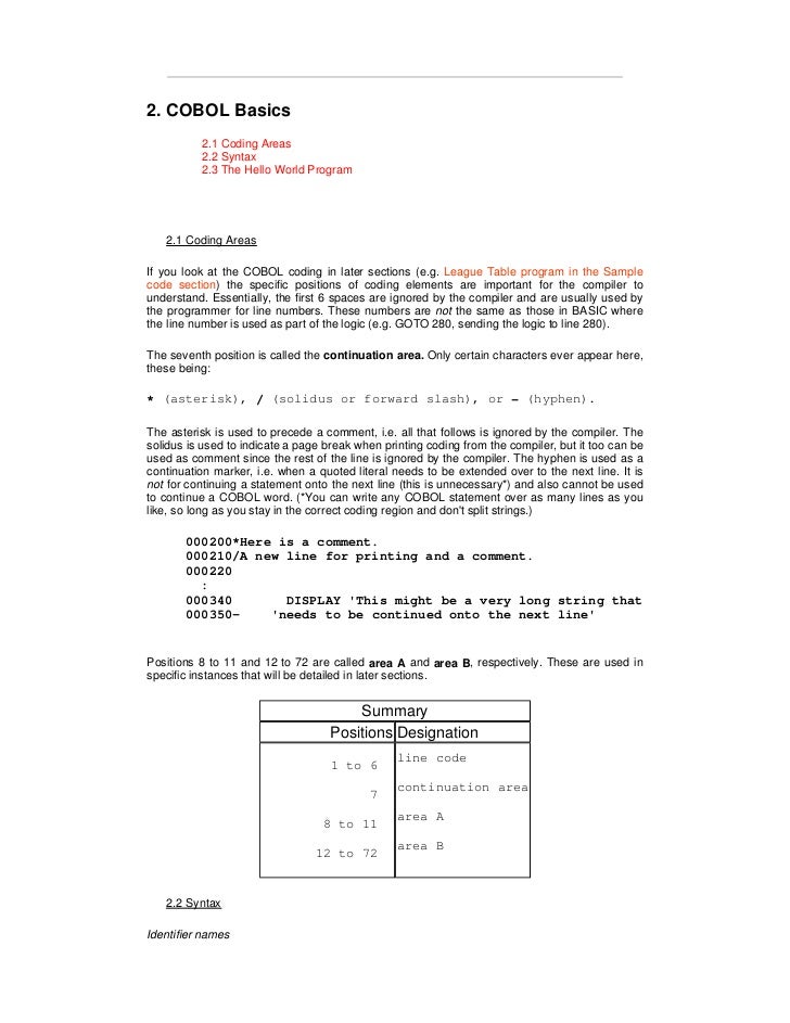 A beginner's guide to cobol programming A beginner's guide to cobol programming