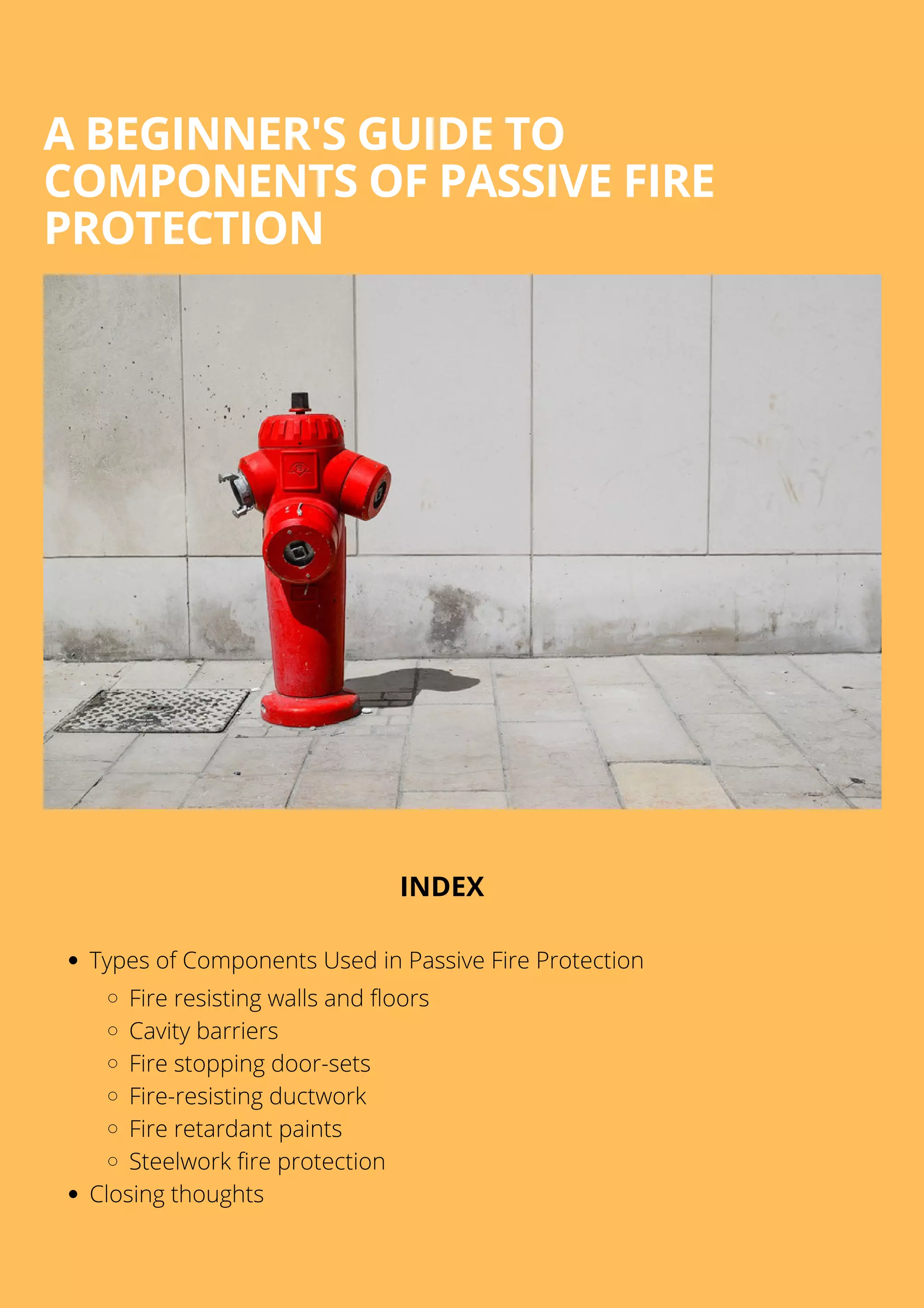 A Beginner's Guide to Components of Passive Fire Protection | PDF