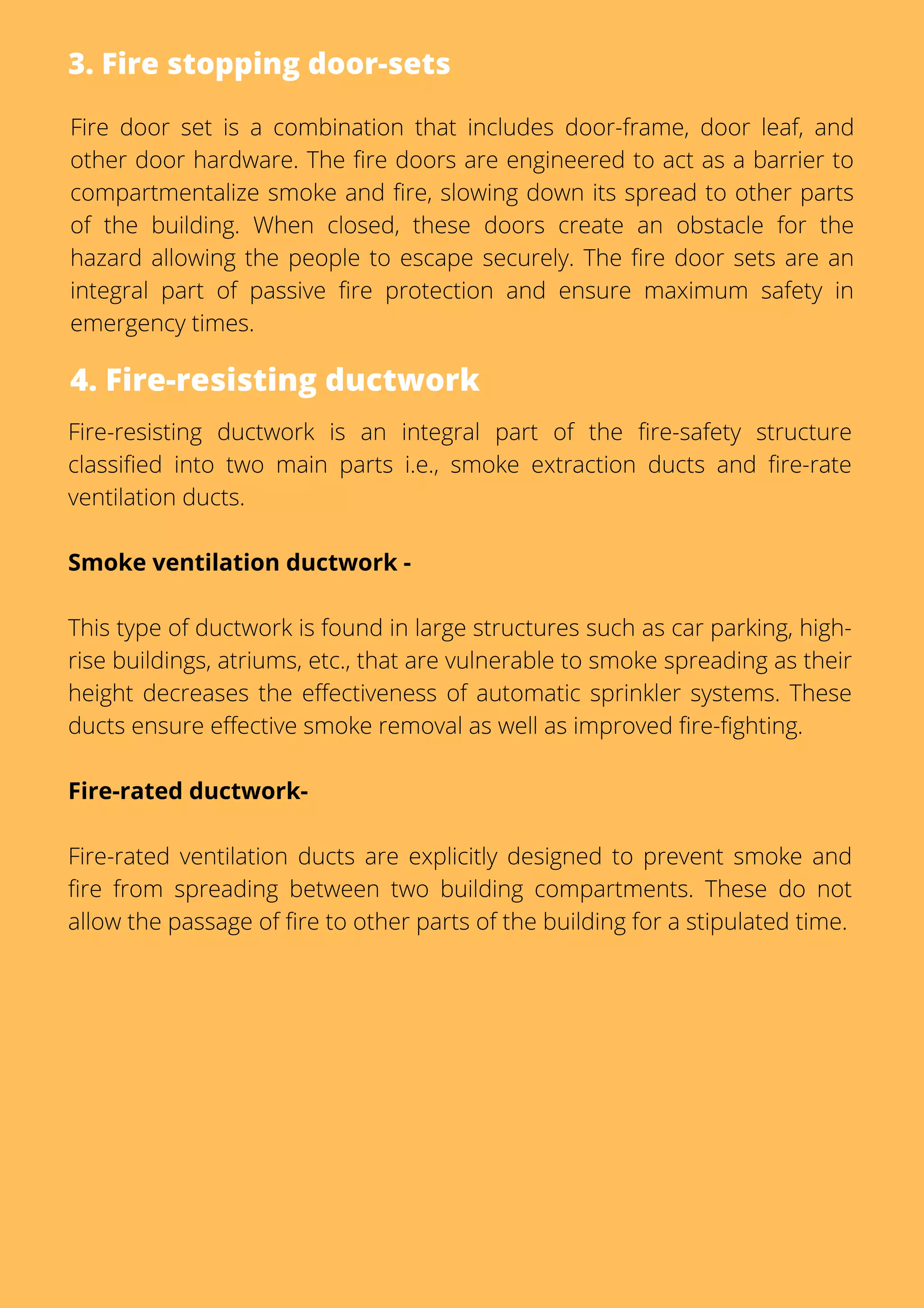 A Beginner's Guide to Components of Passive Fire Protection | PDF
