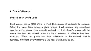 A beginner's guide to eventloops in node | PPT