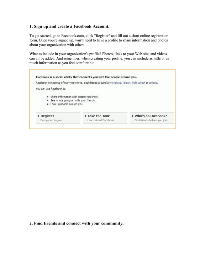 A Beginners Guide To Facebook | PDF