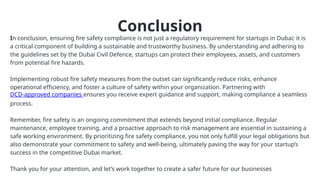A Beginner’s Guide to Fire Safety Compliance for Startups in Dubai | PPTX