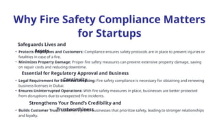 A Beginner’s Guide to Fire Safety Compliance for Startups in Dubai | PPTX