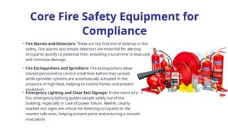 A Beginner’s Guide to Fire Safety Compliance for Startups in Dubai | PPTX