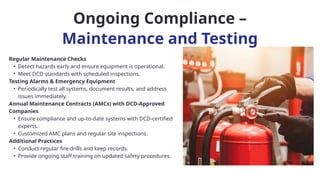 A Beginner’s Guide to Fire Safety Compliance for Startups in Dubai | PPTX