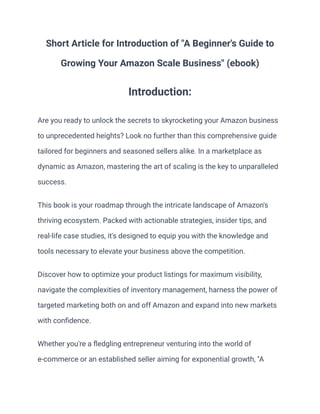 A Beginner's Guide to Growing Your Amazon Scale Business.pdf