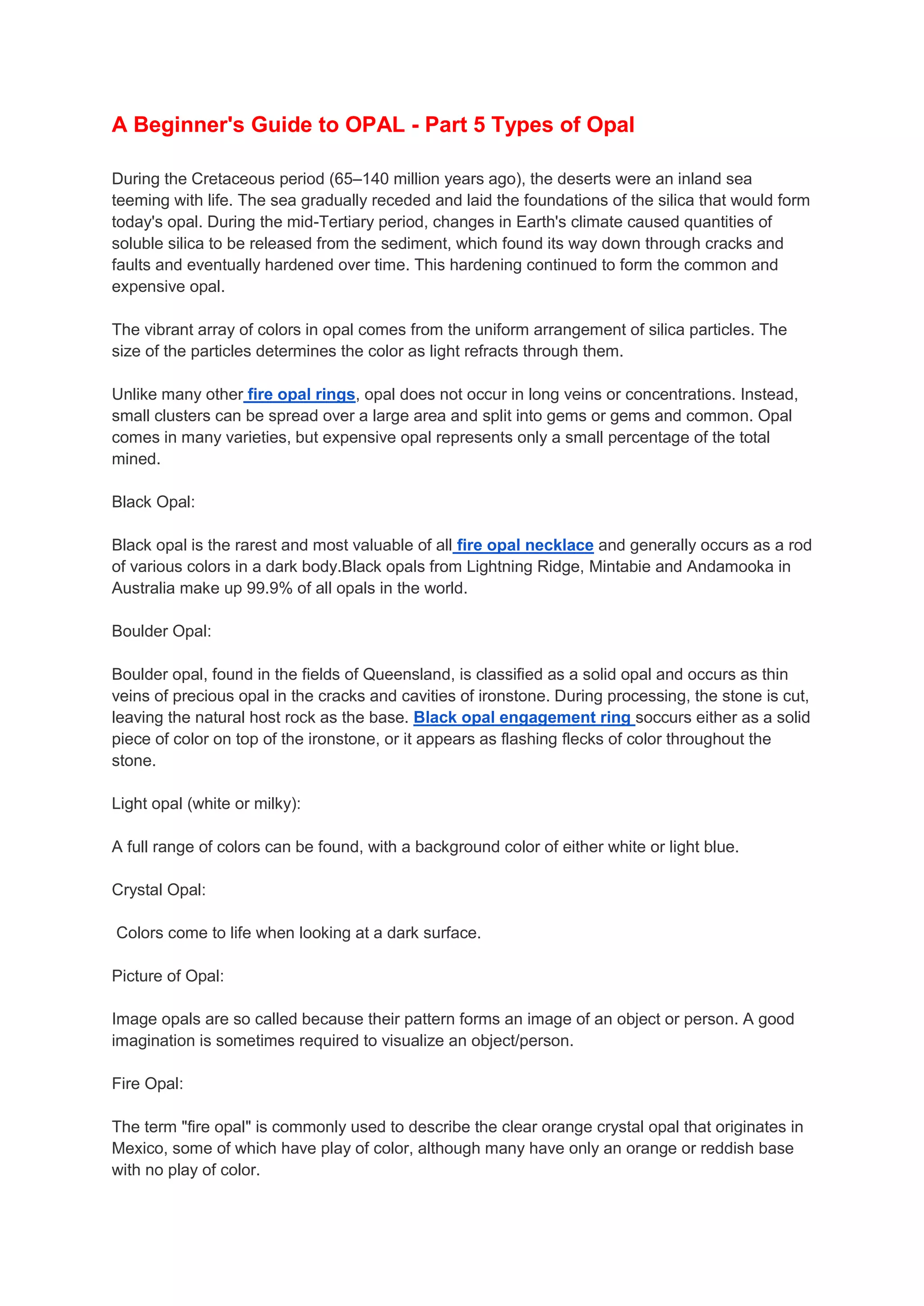 A Beginner's Guide to OPAL - Part 5 Types of Opal.docx