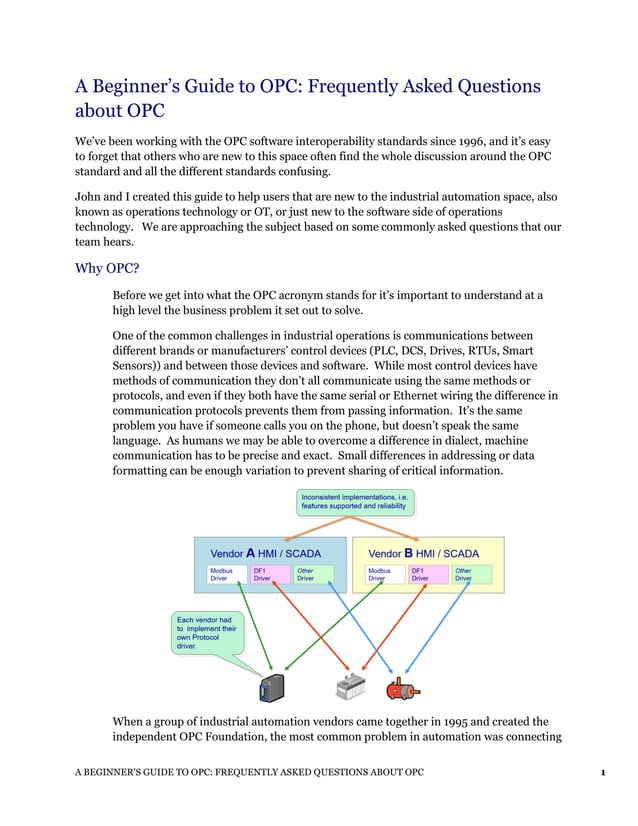 A beginners guide_to_opc-fa_qs | PDF | Operating Systems | Computer Software and Applications