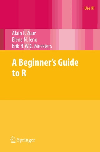 A Beginner's Guide to R.pdf | Computing | Technology & Computing