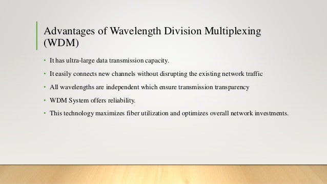 A Beginner's Guide to Wavelength Division Multiplexing (WDM) | PPTX