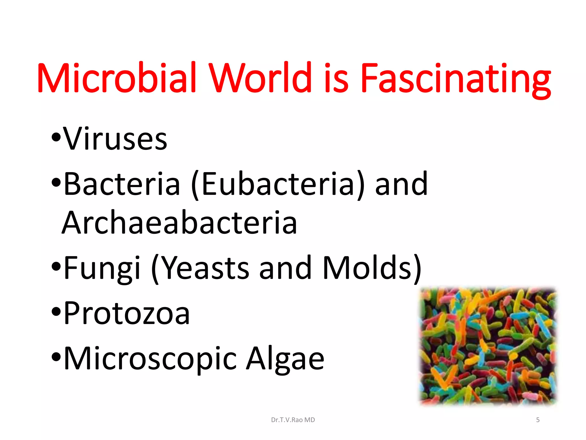 MEDICAL MICROBIOLOGY revisiting the history by Dr.TV.Rao MD medical ...