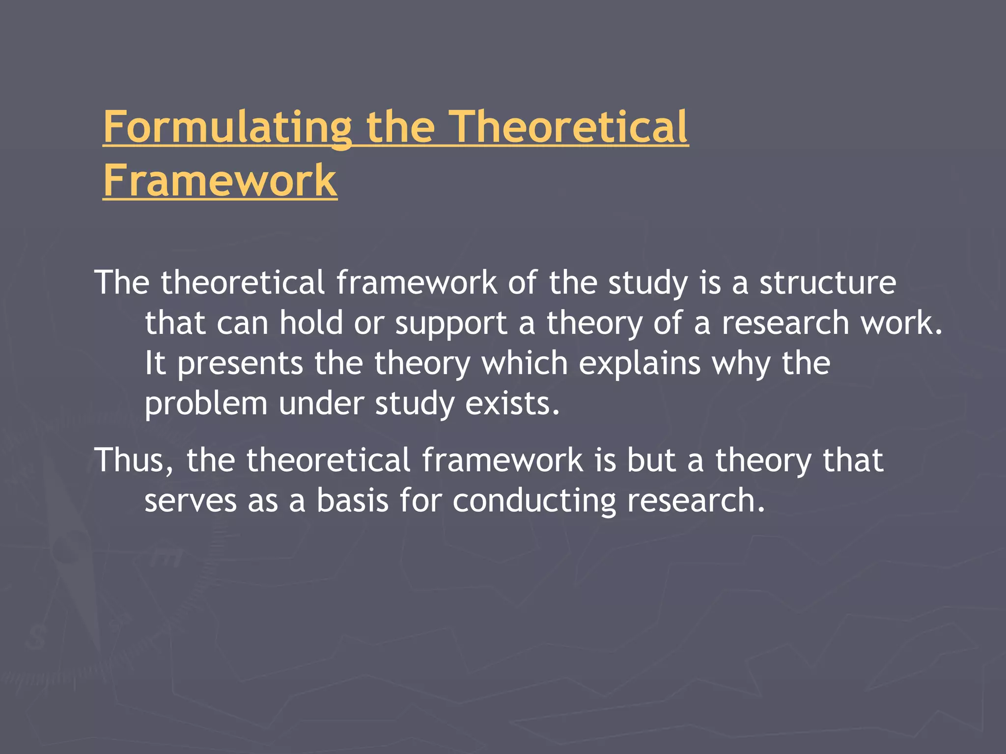 MELJUN CORTES research seminar_1__theoretical_framework_2nd_updated | PPT
