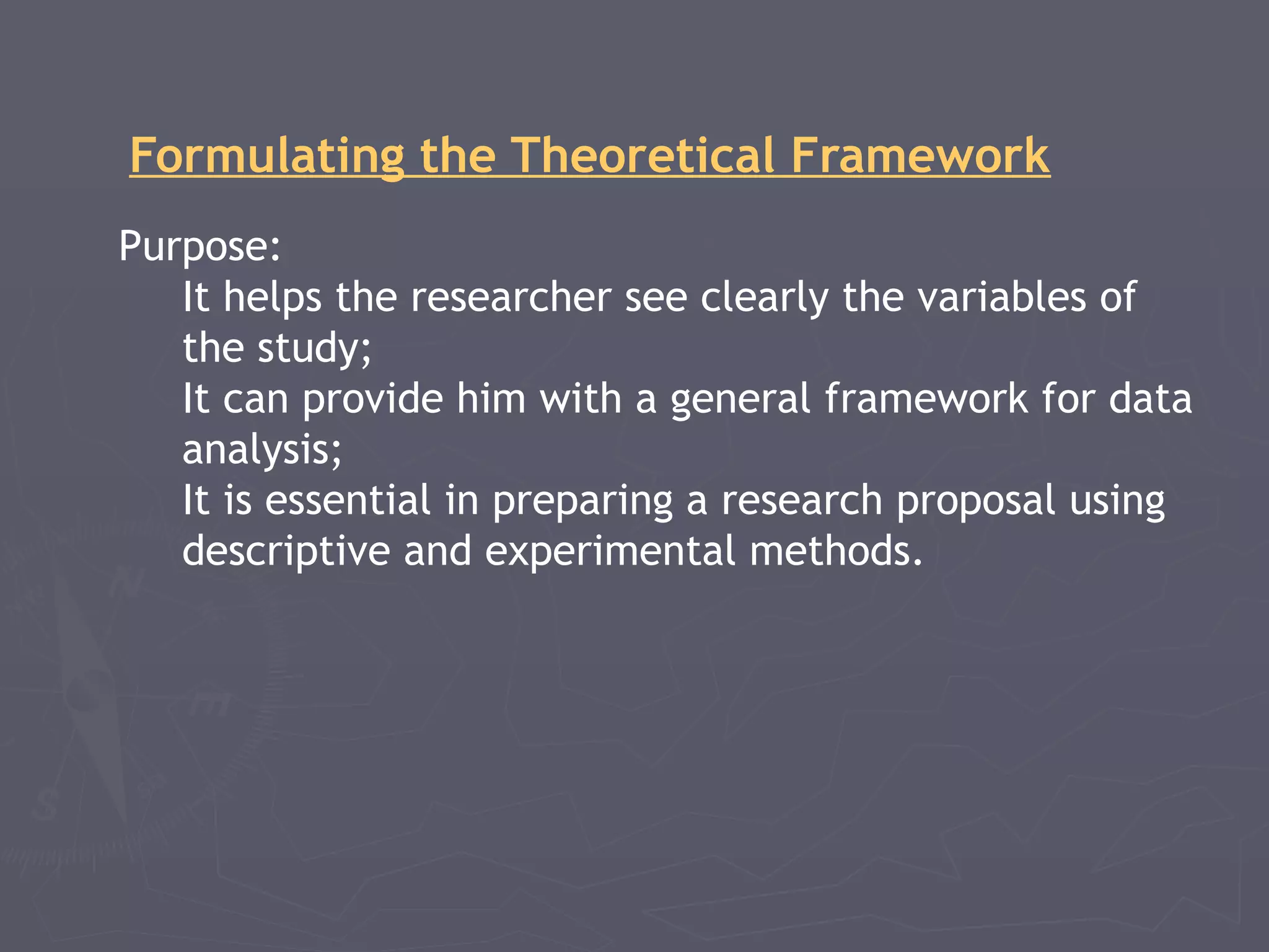 MELJUN CORTES research seminar_1__theoretical_framework_2nd_updated | PPT