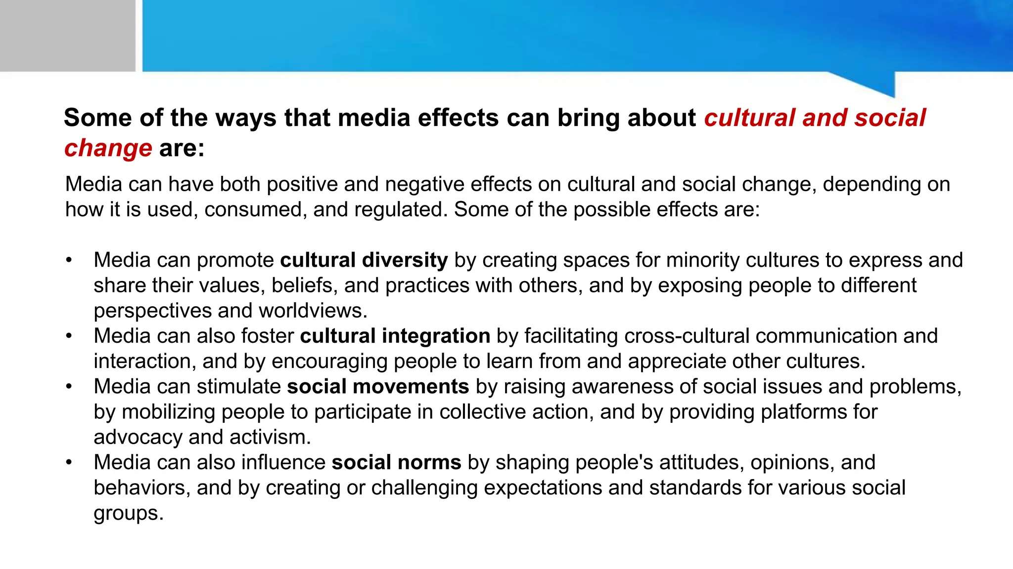 Typology of Media Effects | PPTX