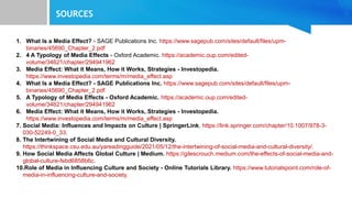 Typology of Media Effects | PPTX