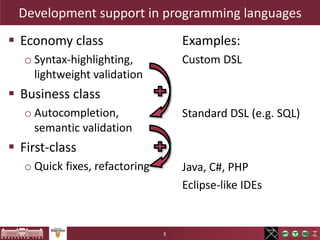Quick fix generation for DSMLs | PPT