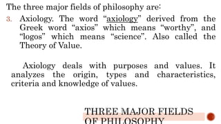 SCOPE OF PHILOSOPHICAL FOUNDATIONS | PPTX