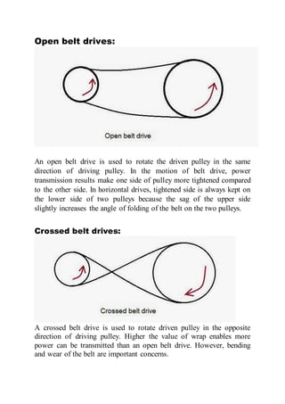 A belt is a looped strip of flexible material used to mechanically link ...