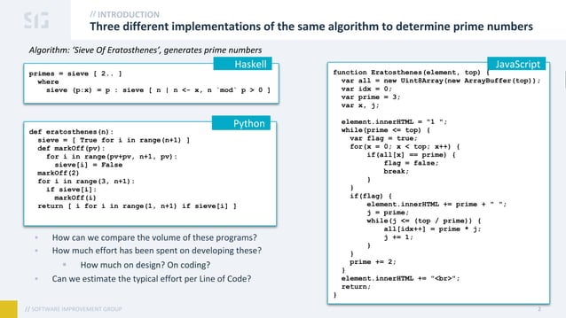 A benchmark based approach to determine language verbosity - Hans ...