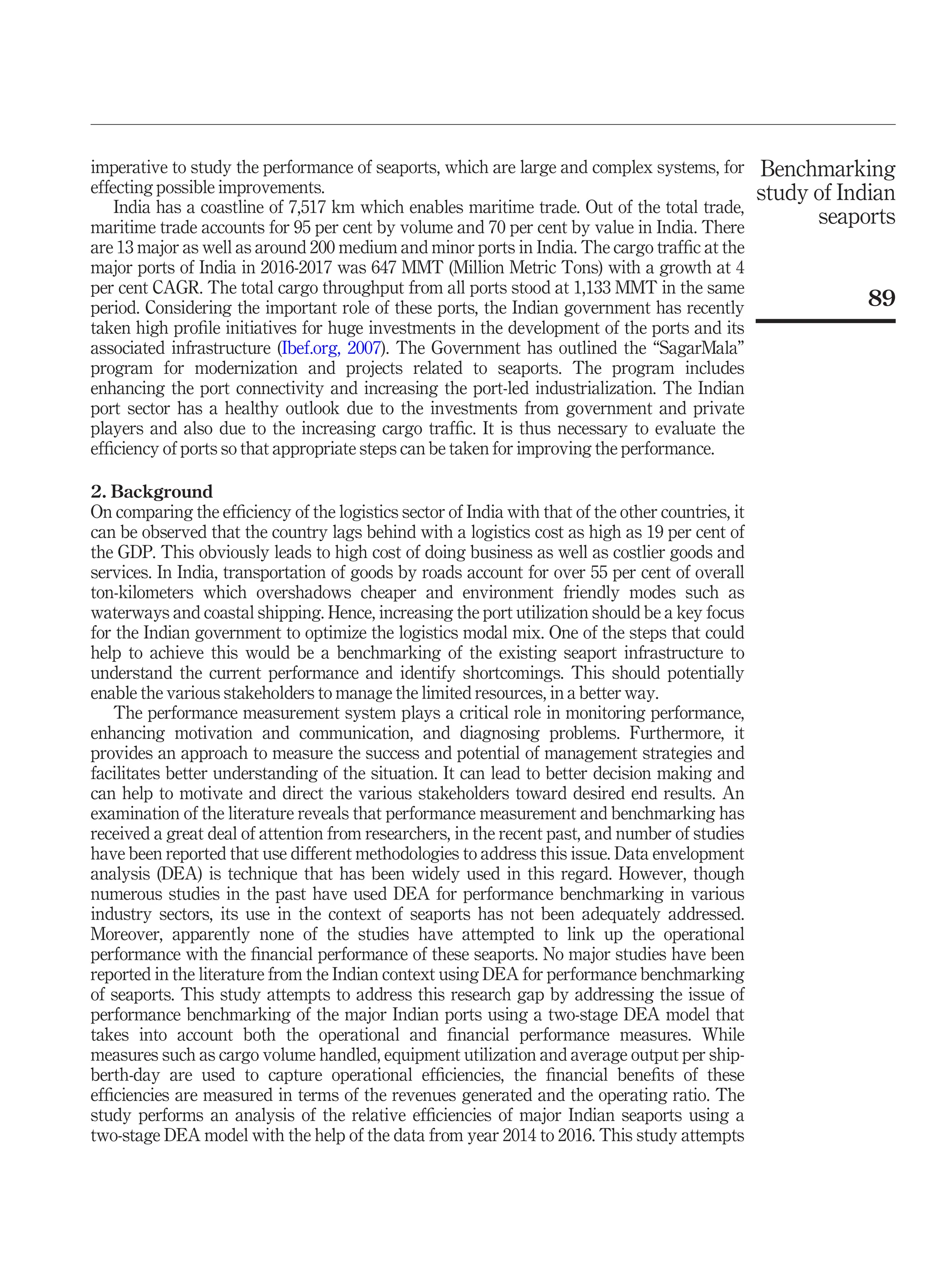 A benchmarking study of Indian seaports.pdf