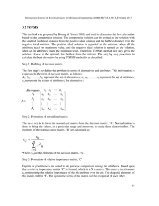A BENCHMARK MODEL FOR INTERNAL ASSESSMENT OF INDUSTRY USING FUZZY TOPSIS APPROACH | PDF