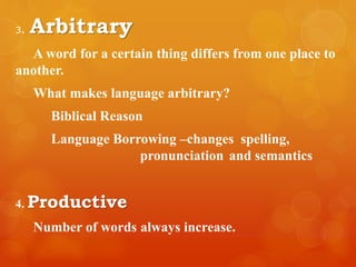 Language, Religion and ideology | PPTX