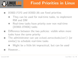 Luca Abeni - Real-Time Virtual Machines with Linux and kvm | PPT