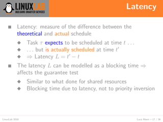 Luca Abeni - Real-Time Virtual Machines with Linux and kvm | PPT