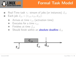 Luca Abeni - Real-Time Virtual Machines with Linux and kvm | PPT