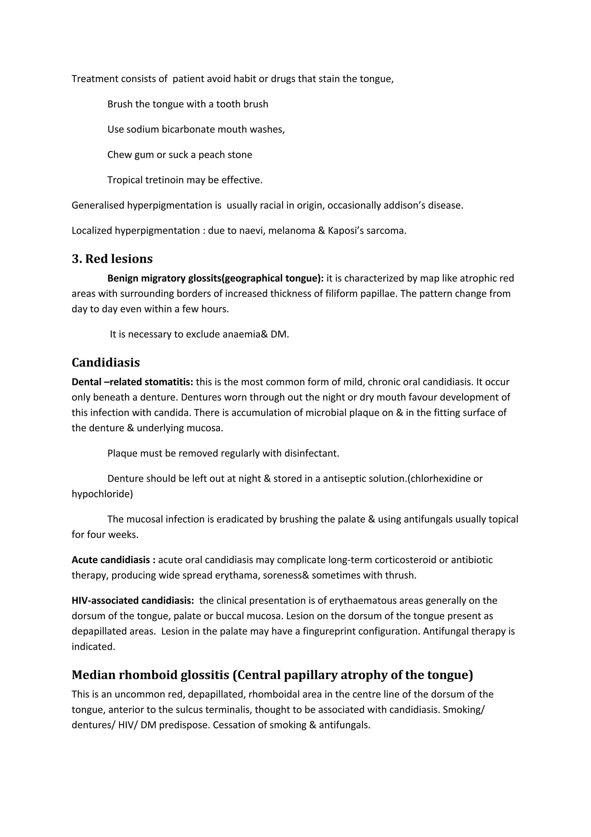 A)benign oral & tg,atypical facial pain,burning pain syndrome | DOC